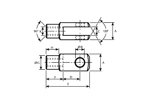 GM & GML Clevises - Springfix Linkages